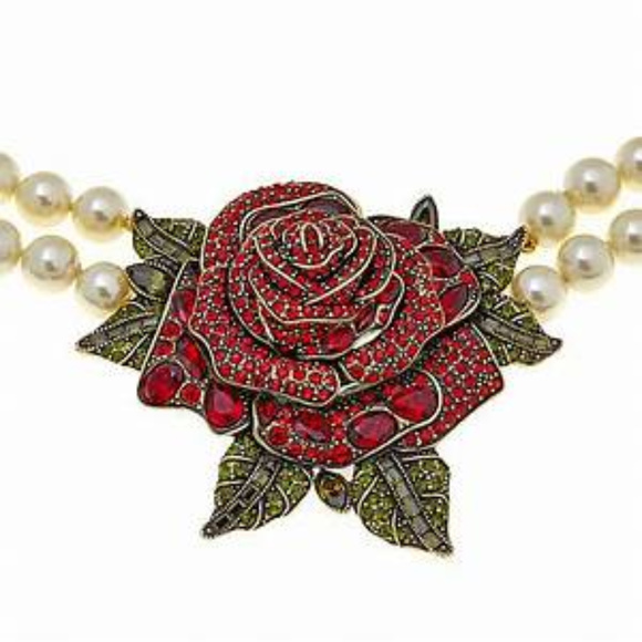 Heidi Daus | Jewelry | Nib Heidi Daus Beauty And The Beast Necklace ...